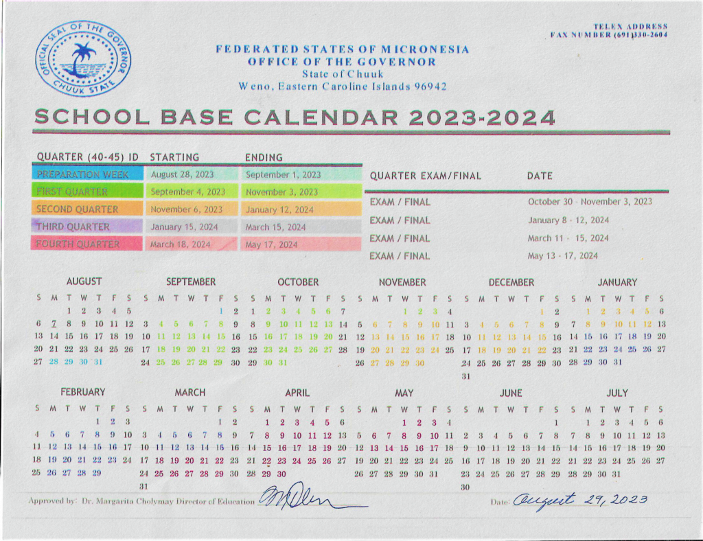 Calendar - CDOE