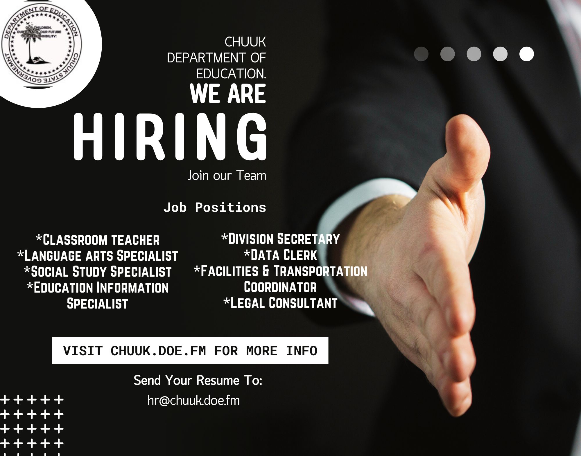 Job Vacancy - Chuuk DOE